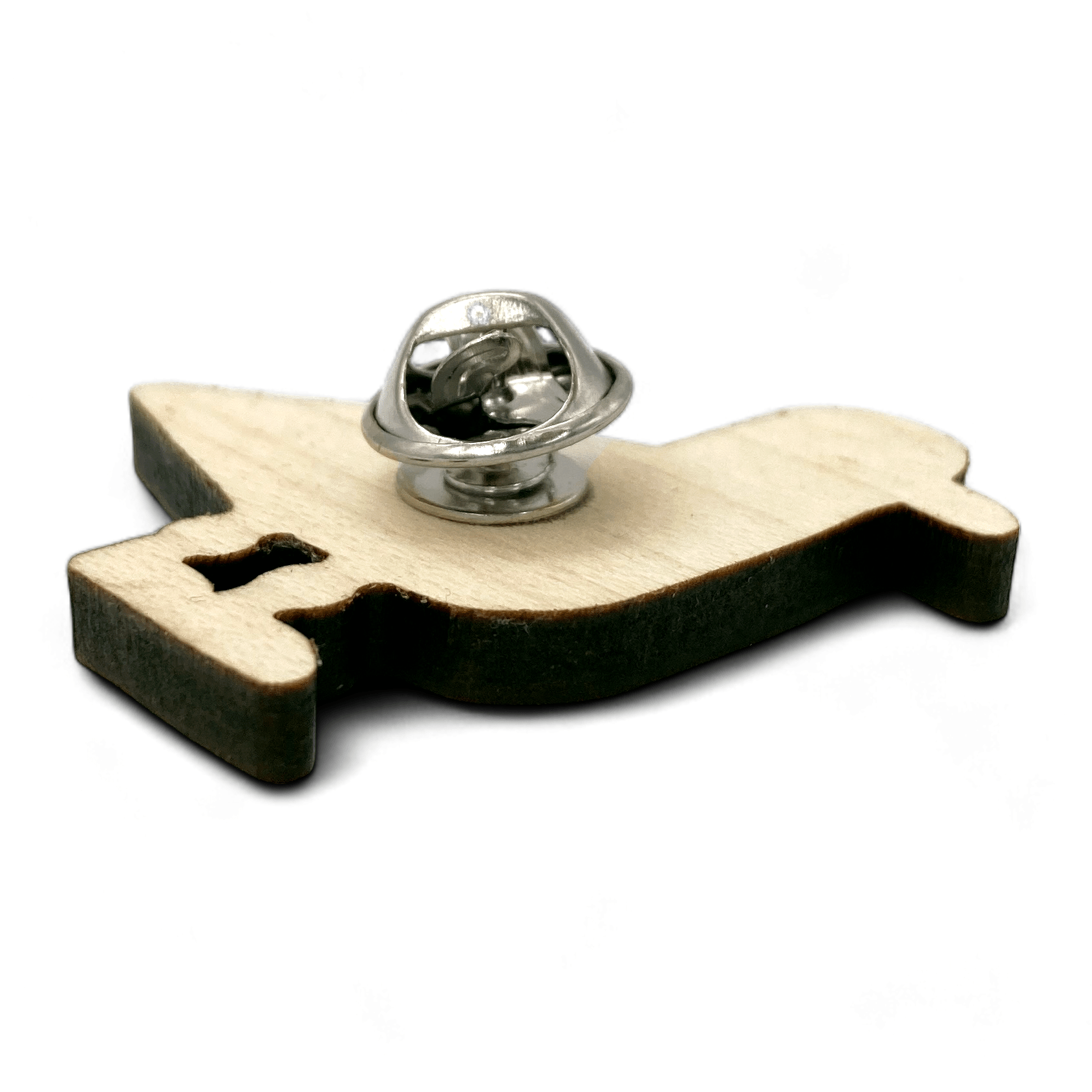 Wooden Pin Badge - Seagull - Maple Wood Brooch – East Neuk Beach Crafts